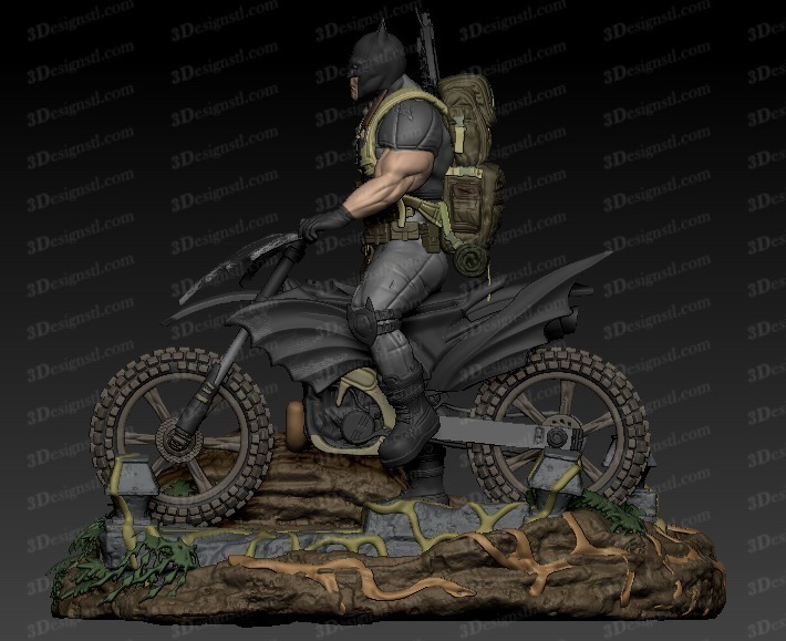 Archivo STL BATMAN MOTOCICLISTA 🚗 ・Modelo para descargar y imprimir en ...