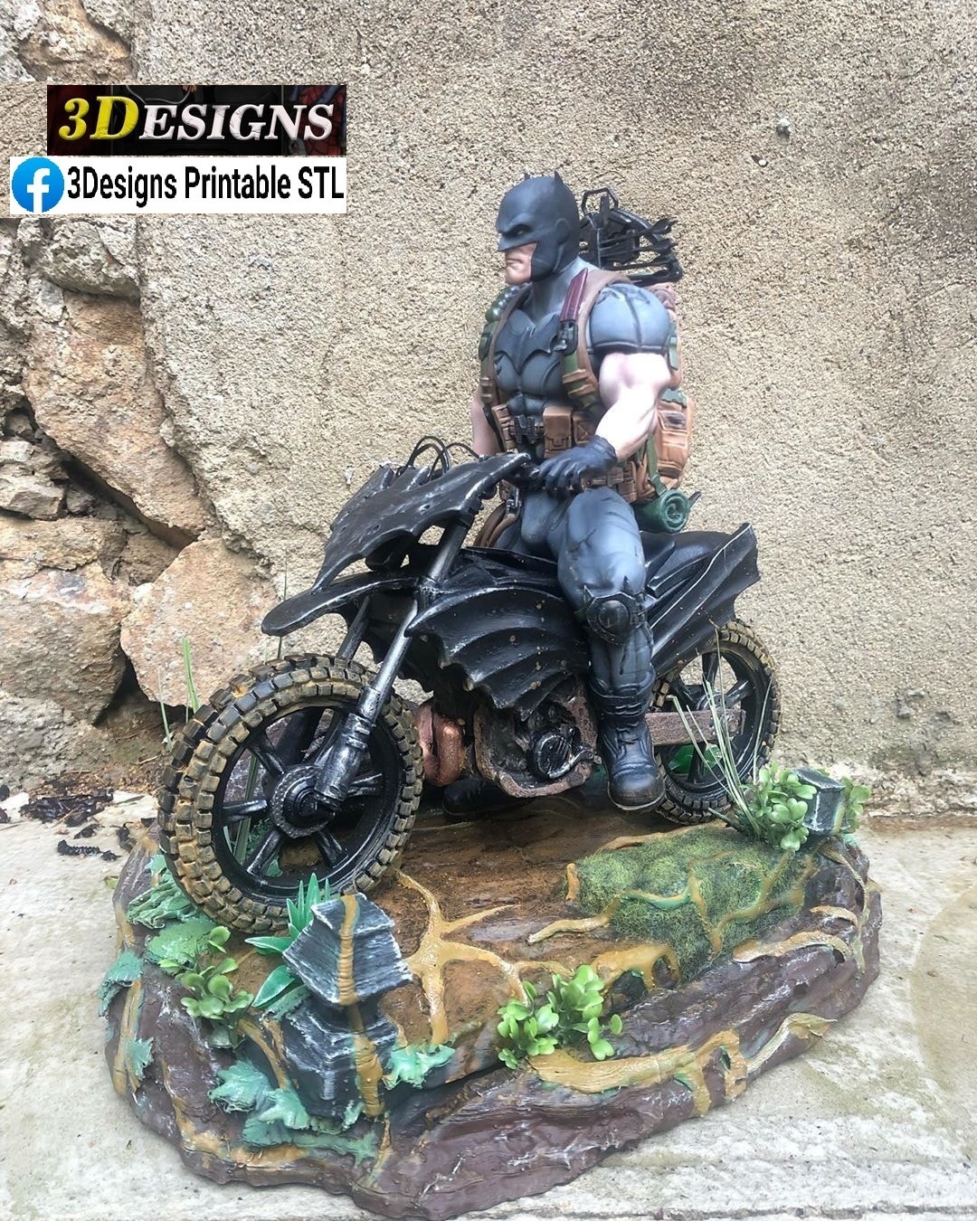 Archivo STL BATMAN MOTOCICLISTA 🚗 ・Modelo para descargar y imprimir en ...