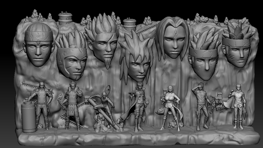 Archivo STL TOBIRAMA SENJU- 2DO HOKAGE 🦸 ・Idea de impresión 3D para ...