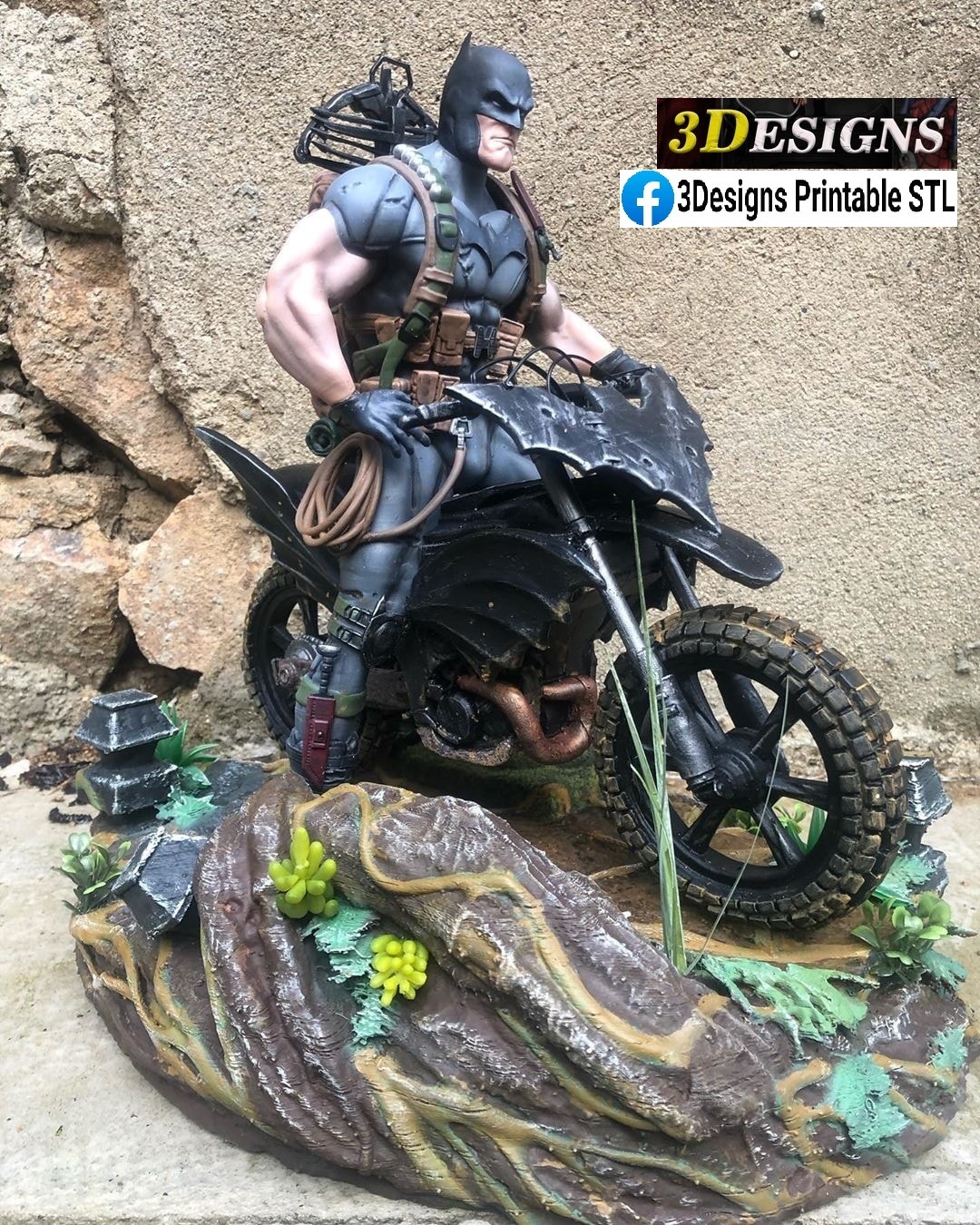 Archivo STL BATMAN MOTOCICLISTA 🚗 ・Modelo para descargar y imprimir en ...