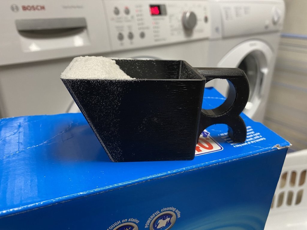 Free STL file Laundry powder scoop 🧺 ・3D printing template to download ...