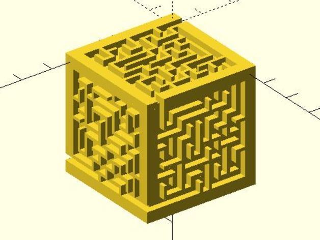 Free STL file Cube maze 🎨 ・3D printing template to download・Cults