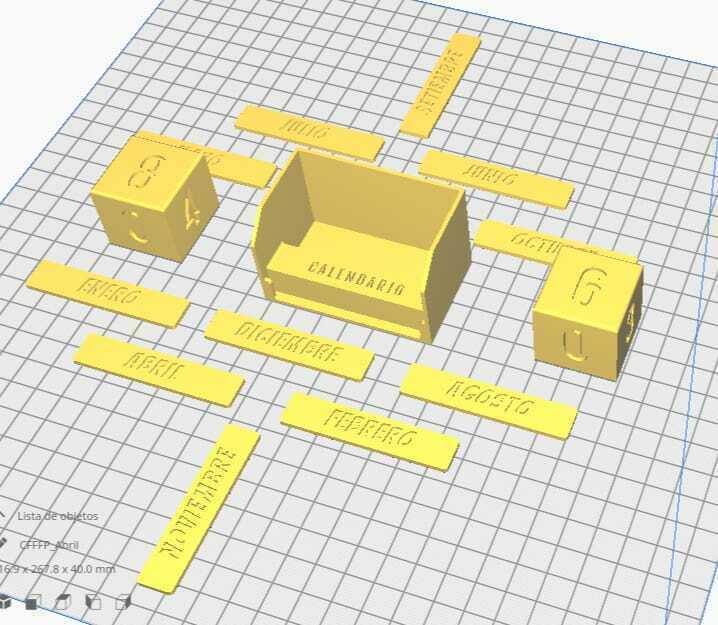 Free STL file 3D Calendar 📅 ・3D printable model to download・Cults
