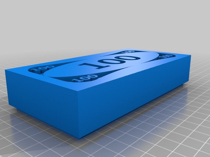 Free 3D file Lego $100 Bill Life Size 💯 ・3D print design to download・Cults