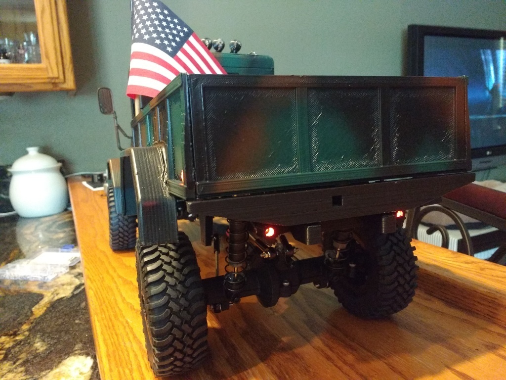 Free 3D file M35A2 SCX10 Rear Bumper 🚁 ・3D print model to download・Cults