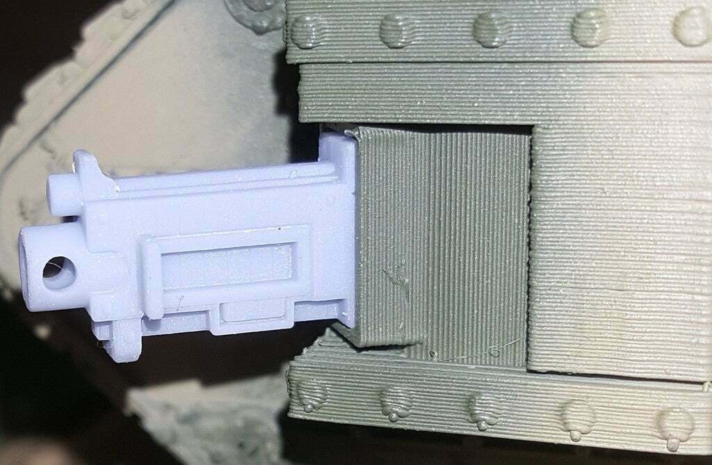 🔩 Heavy Bolt gun for Lemon Rust Sponson・Free STL File for ・Cults