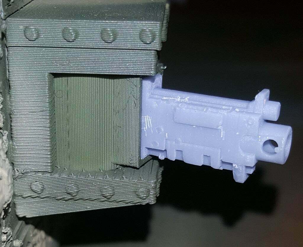 🔩 Heavy Bolt gun for Lemon Rust Sponson・Free STL File for ・Cults