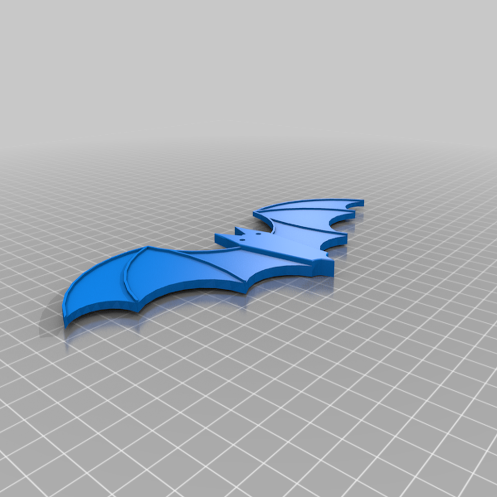 🎃 Decorative Halloween Bat・Free STL File for ・Cults