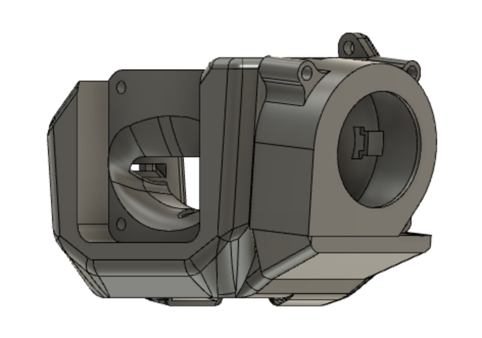 🔧 Micro Swiss NG Direct Drive - Shroud - CR10S Pro・Free 3D File for ・Cults