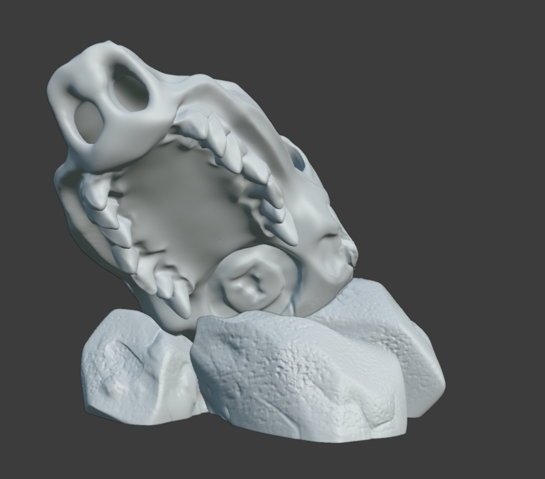 Free STL file Beast skull 💀・3D print design to download・Cults