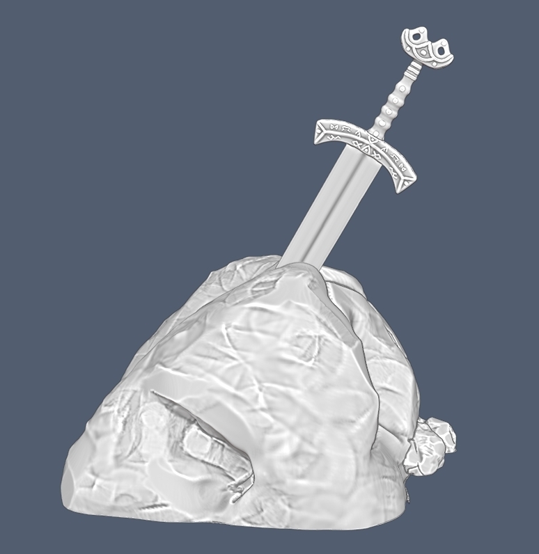 Arquivo grátis STL Escalibur 🦸 ・design de impressão 3D para download・Cults