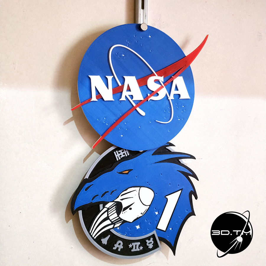 🛰 NASA "Meatball" Insignia・Free STL File for ・Cults