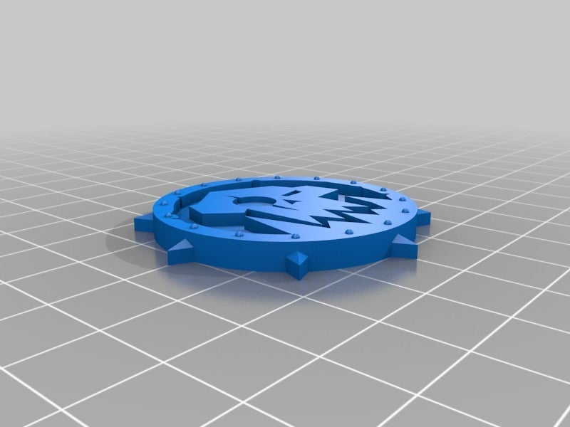 BB Tokens - 40mm x 4mm (plus spikes)・Free STL File for ・Cults
