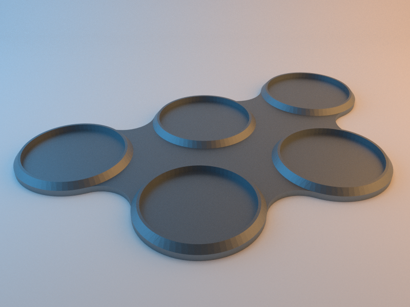 🎲 Squad bases 32mm・Free STL File for ・Cults