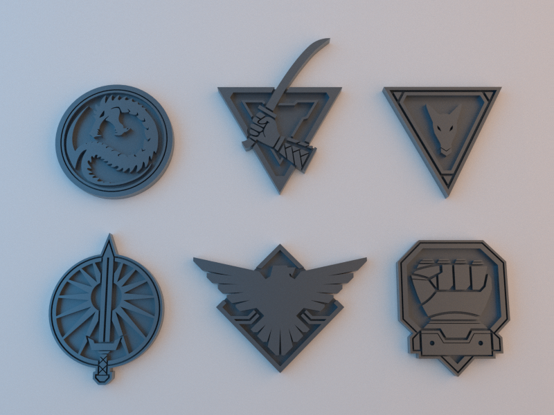 🎲 Battletech Logos・Free STL File for ・Cults