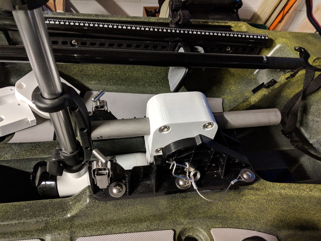 Free 3D file Wilderness Systems Radar motor mount for Watersnake T24 👽 ...