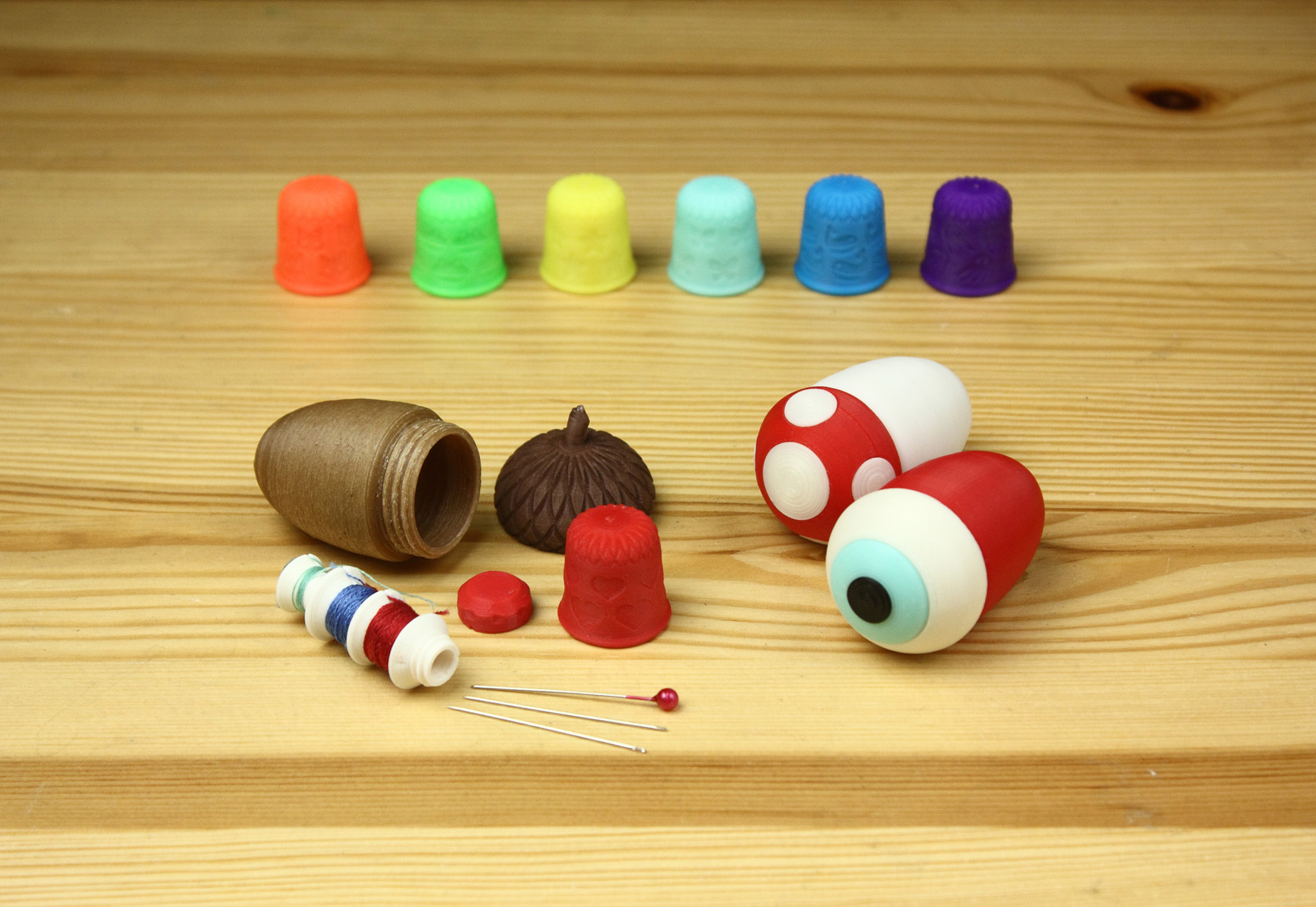 Magic Acorn Needlecase 🪡🧵💕 + Bonus 👁🍄・ STL File for 3D printing・Cults