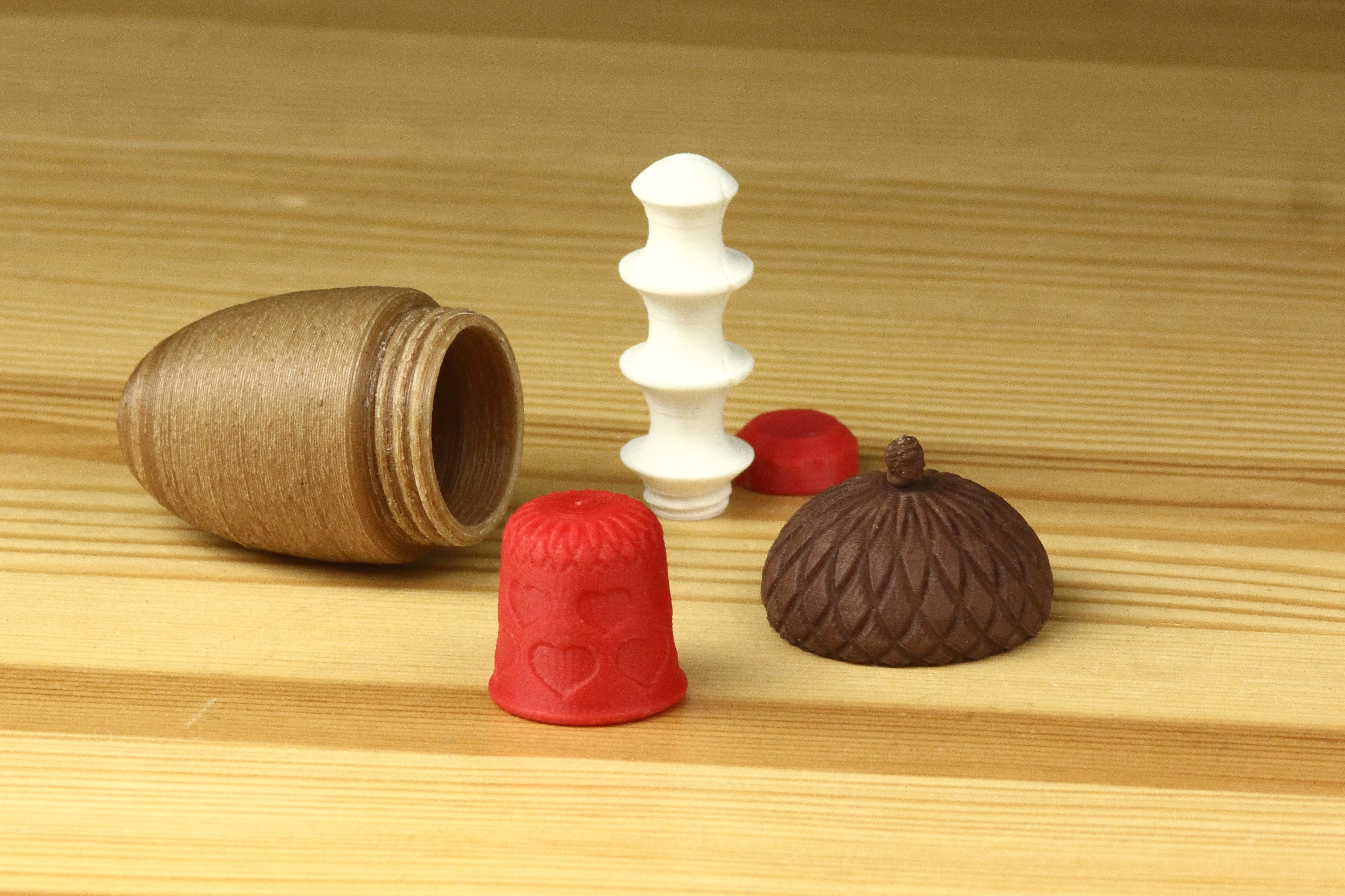 Magic Acorn Needlecase 🪡🧵💕 + Bonus 👁🍄・ STL File for 3D printing・Cults