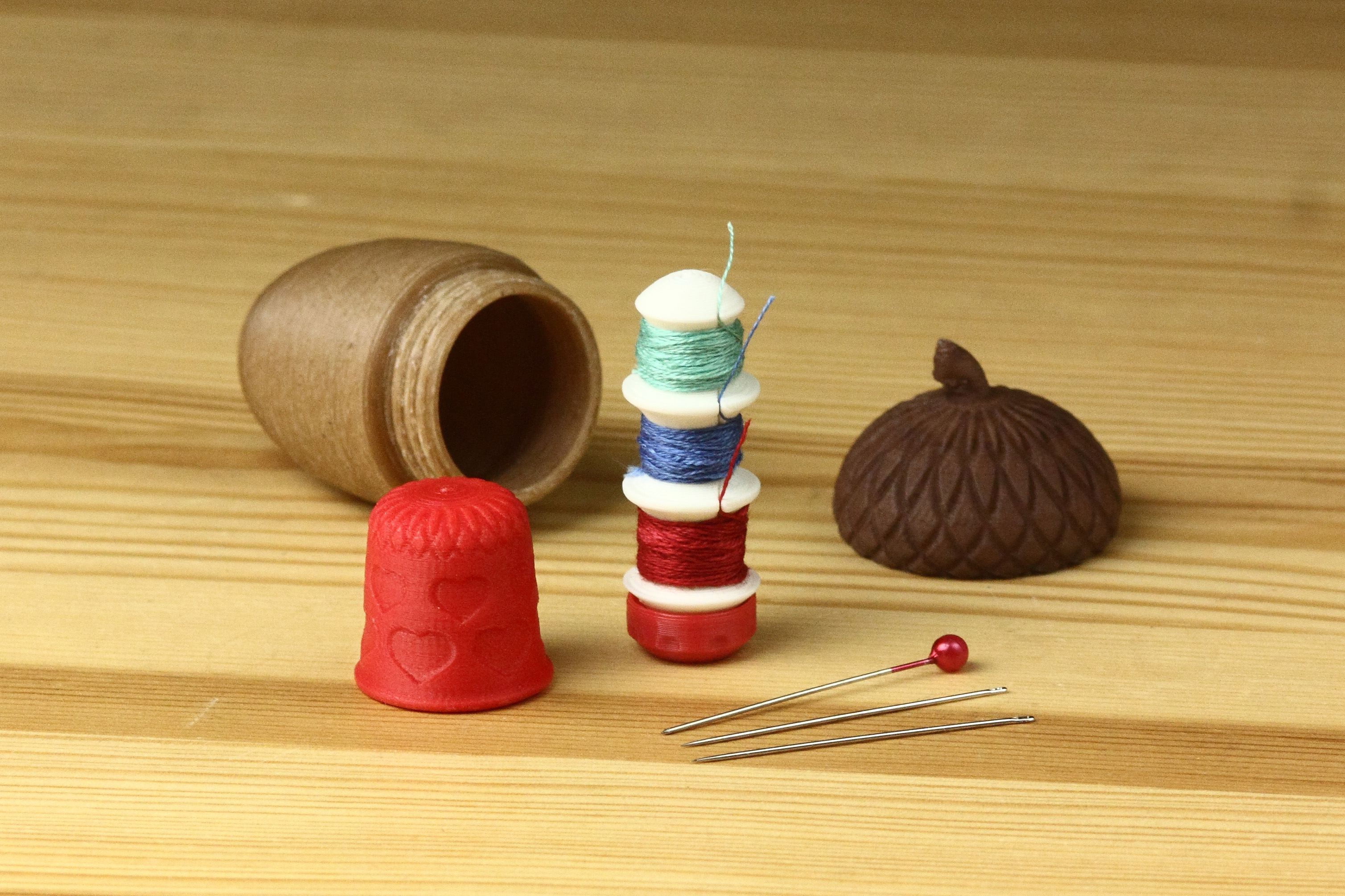 Magic Acorn Needlecase 🪡🧵💕 + Bonus 👁🍄・ STL File for 3D printing・Cults