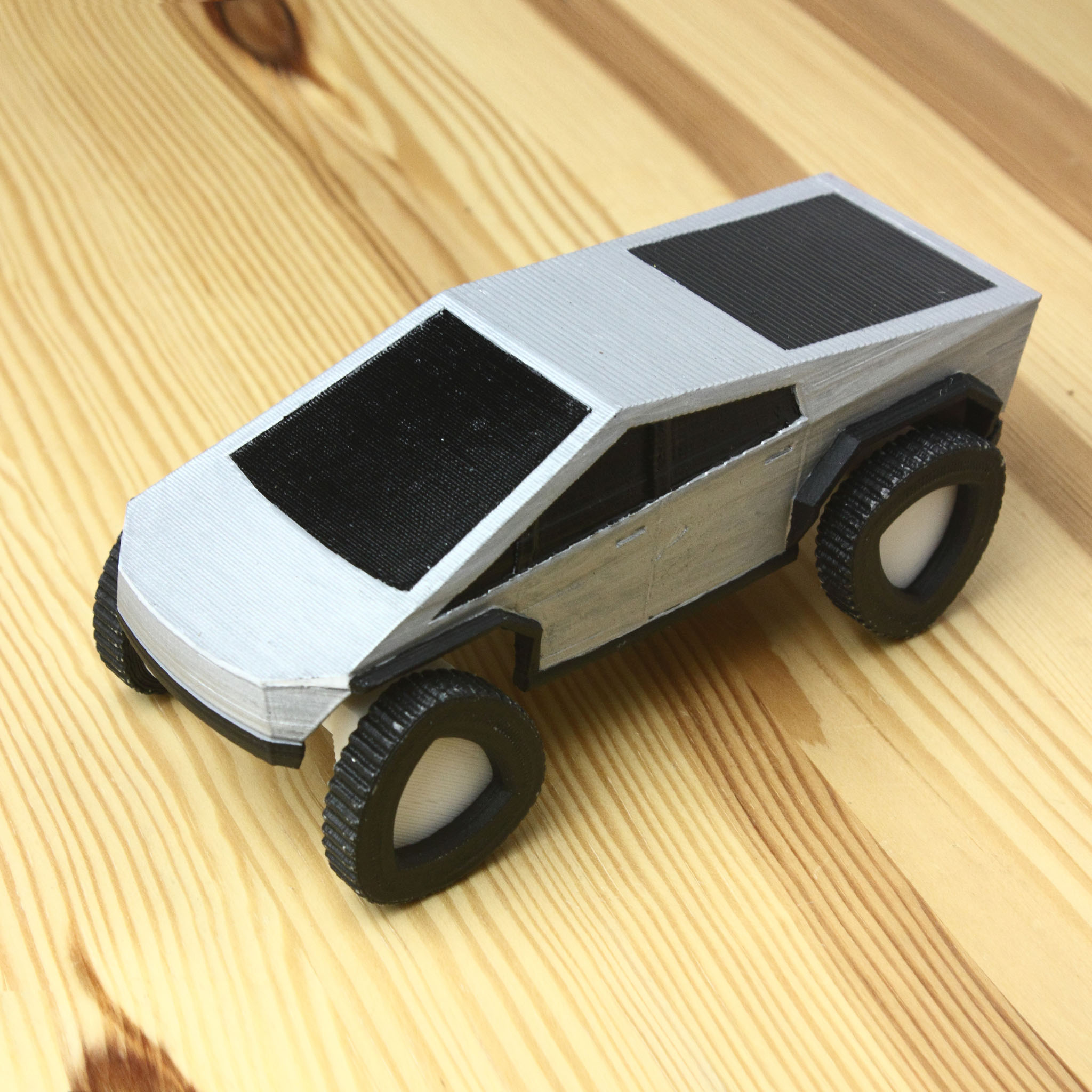 🔺 Cybertruck triangular wheels・Free STL File for ・Cults