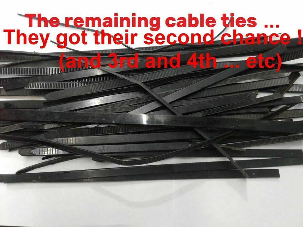 🔌 Cable tie recycle・Free STL File for ・Cults