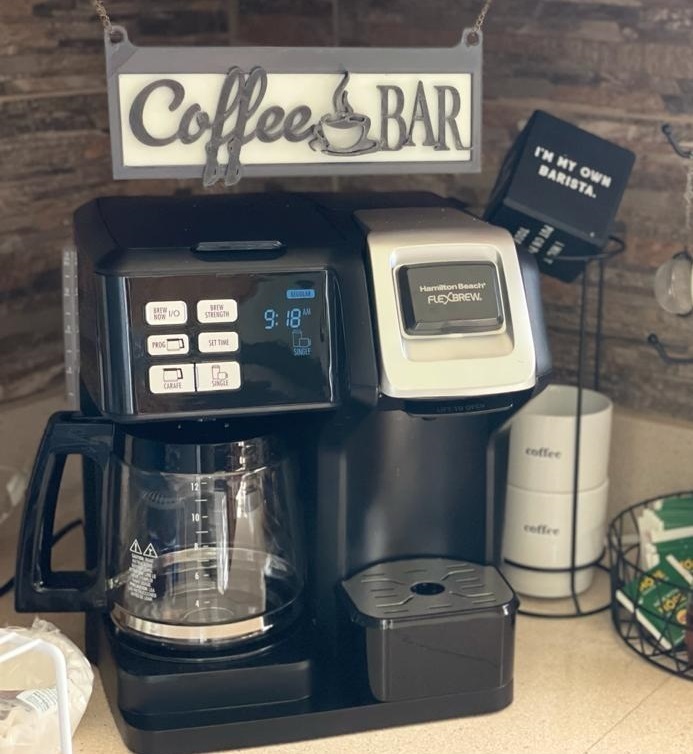 ☕ Coffee Bar sign・ STL File for ・Cults