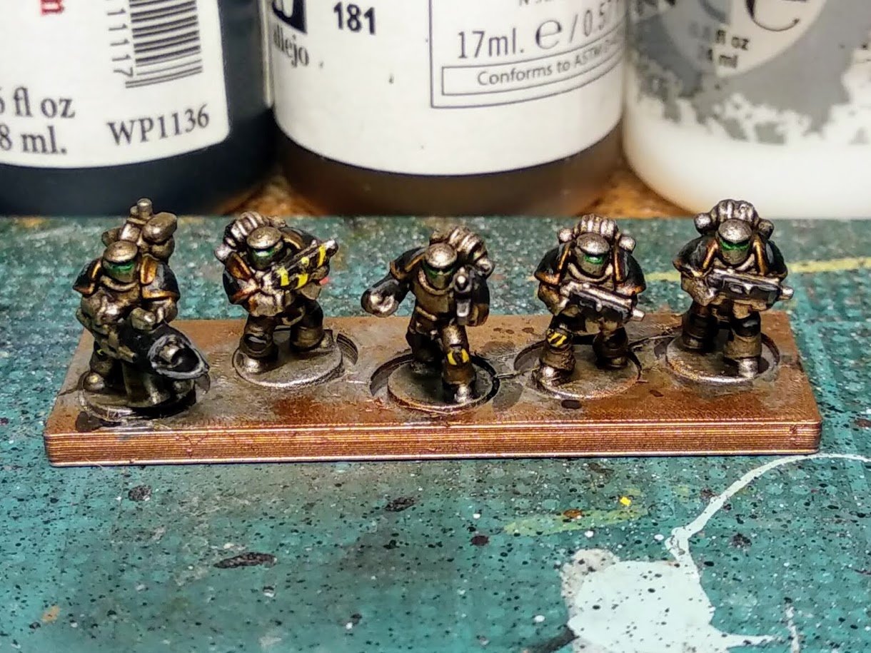 3D print Galactic Crusaders - Boarding Armour Troops - 6-8mm・Cults