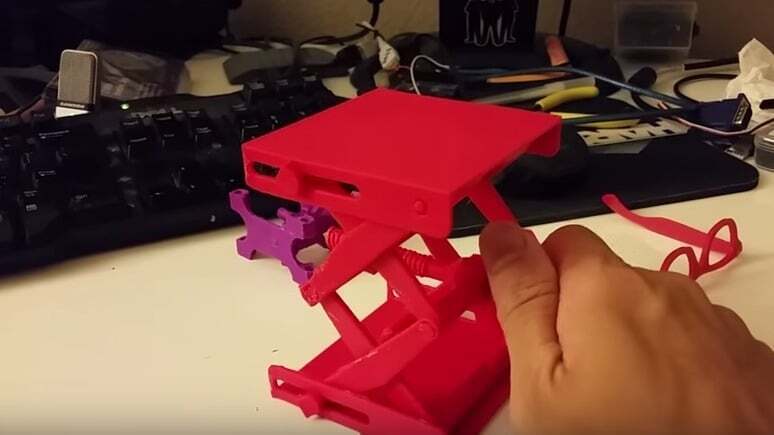 3D printable Platform Jack [Fully Assembled, No Supports]・Cults