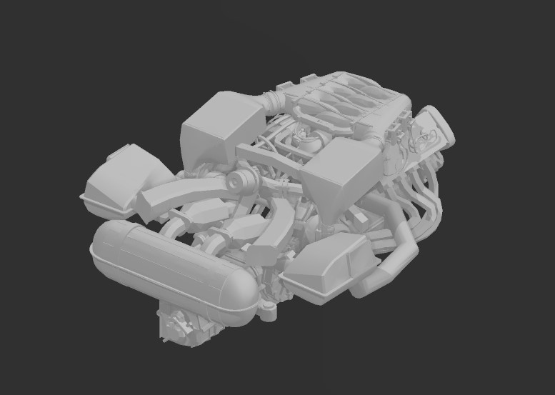 STL 文件 engine Ferrari F40 🚗 ・可下载 3D 打印设计・Cults