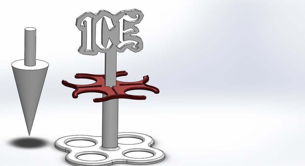 Free STL file Ice cream roller and holder 🧊 ・3D print design to ...