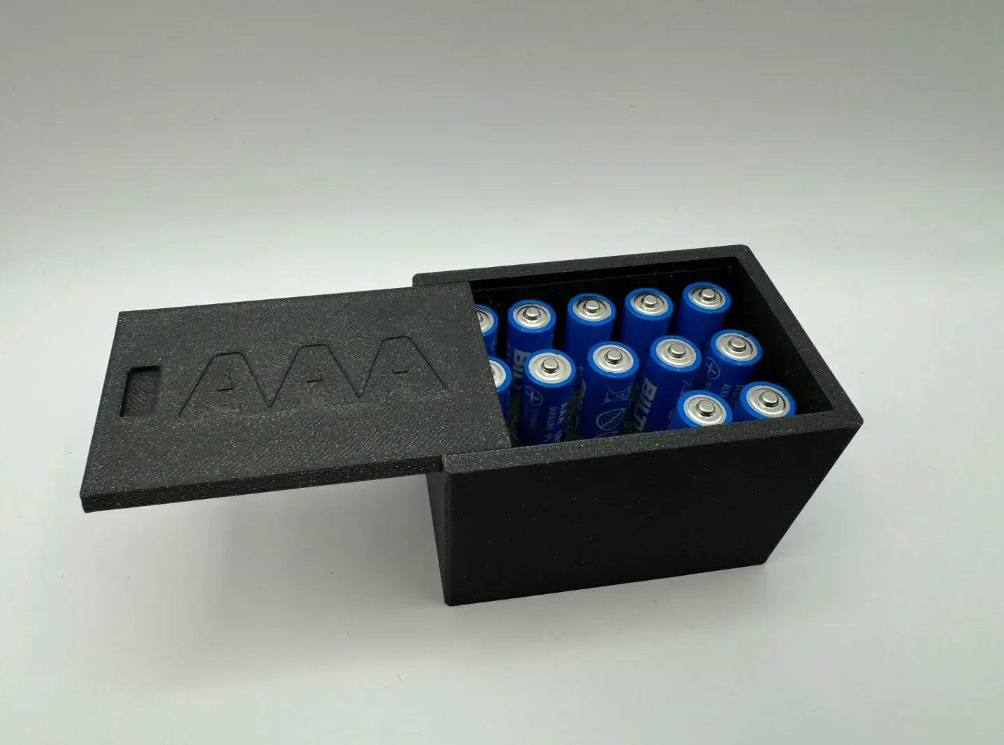 🔋 Sliding lid battery storage boxes・Free 3D File for ・Cults