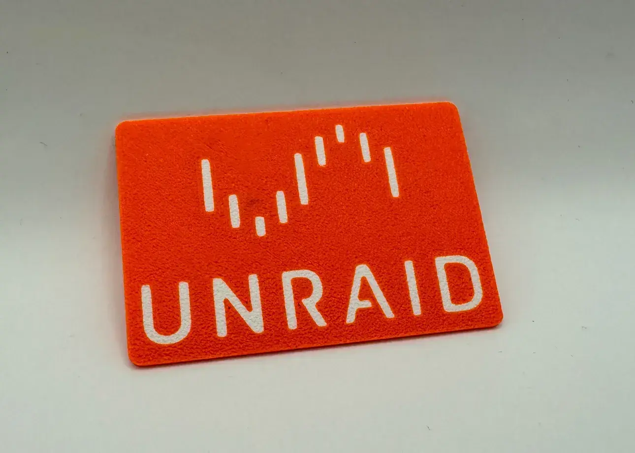 Free 3D file Unraid Logo/Badge 📛 ・3D printing design to download・Cults