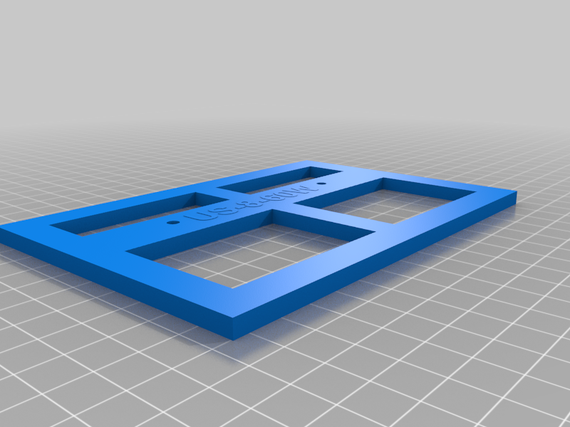 Free 3D file Ubiquiti US-8-60W screw hole template 🕳️ ・3D print object ...