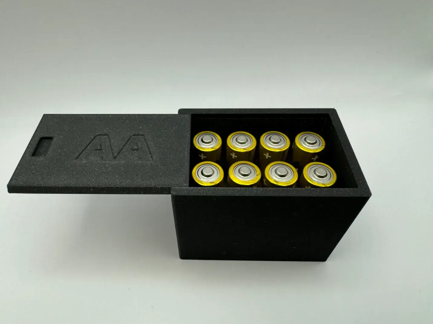 🔋 Sliding lid battery storage boxes・Free 3D File for ・Cults