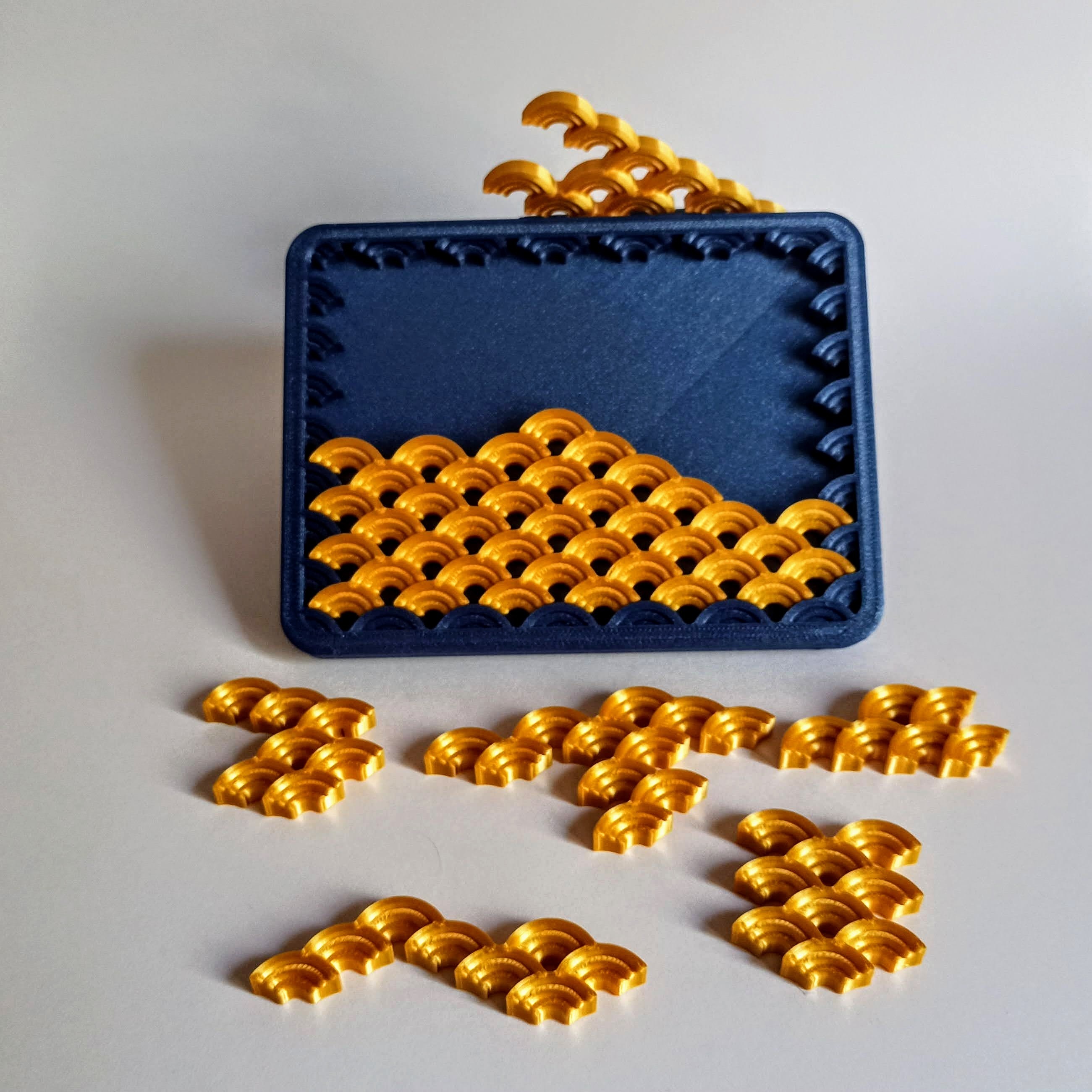 3D file Rainbow Jigsaw Puzzle 🌈 ・3D printing idea to download・Cults