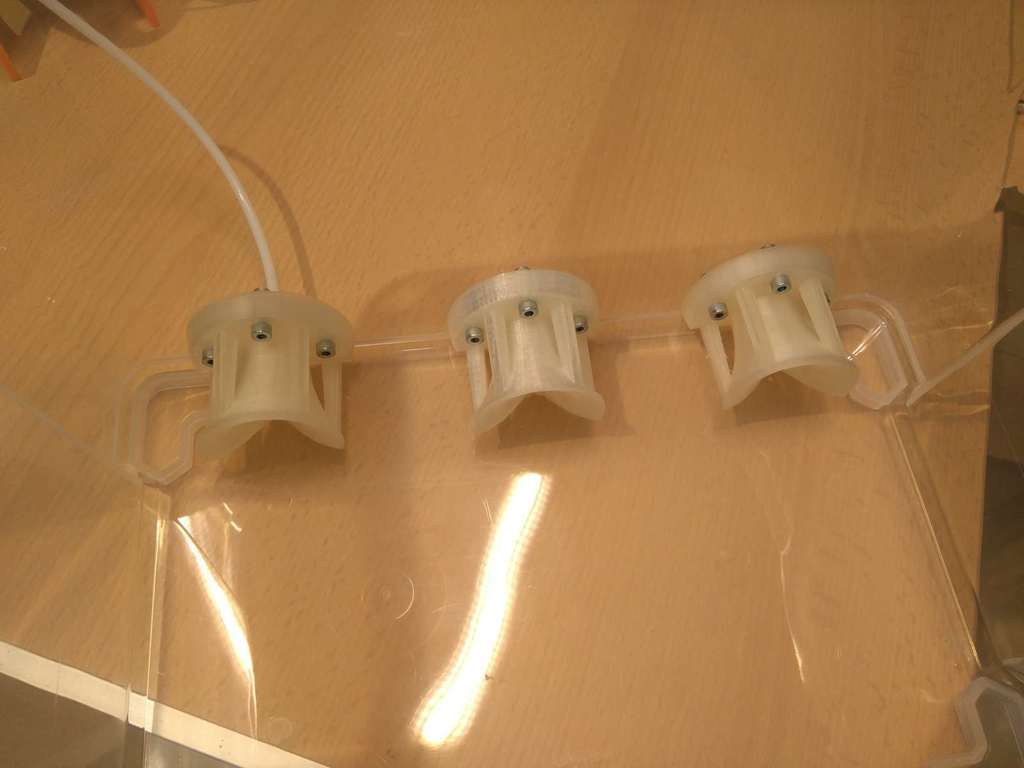 3D print Curved-Inlet Drybox Filament Funnel・Cults