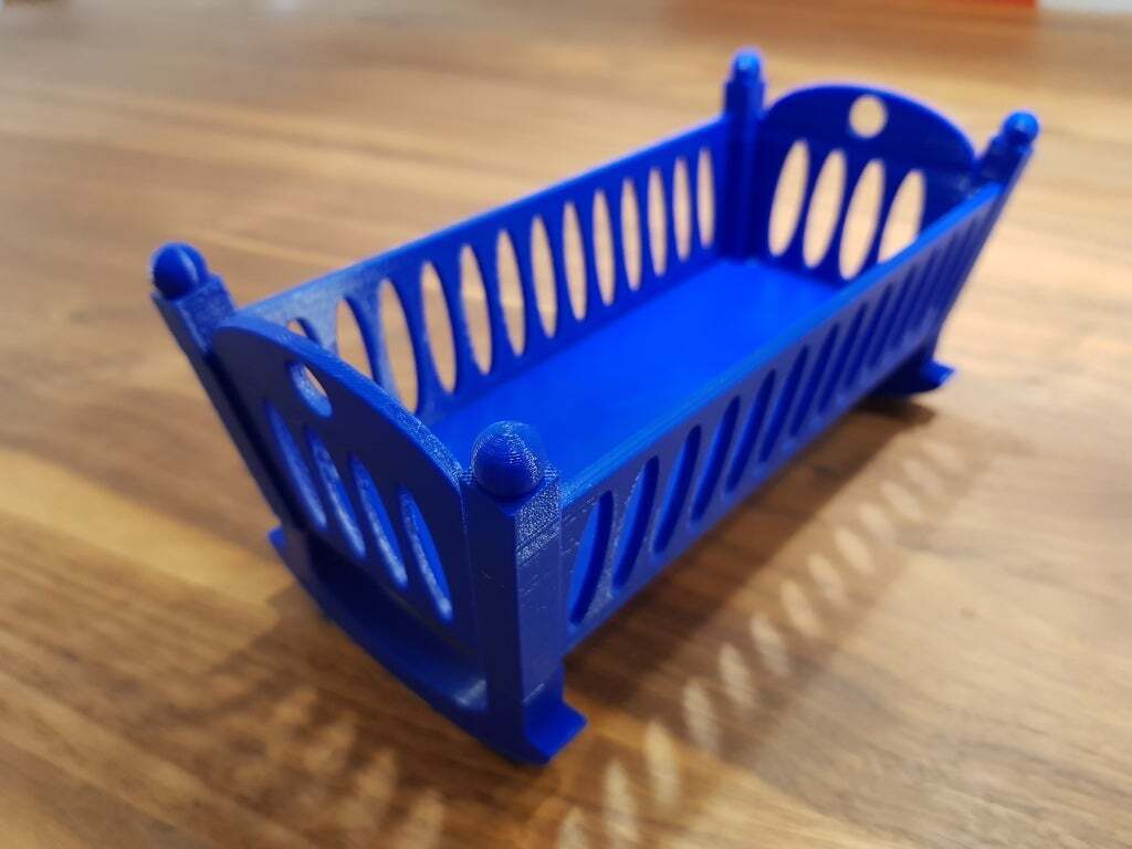 👶 Baby Crib・Free STL File for ・Cults