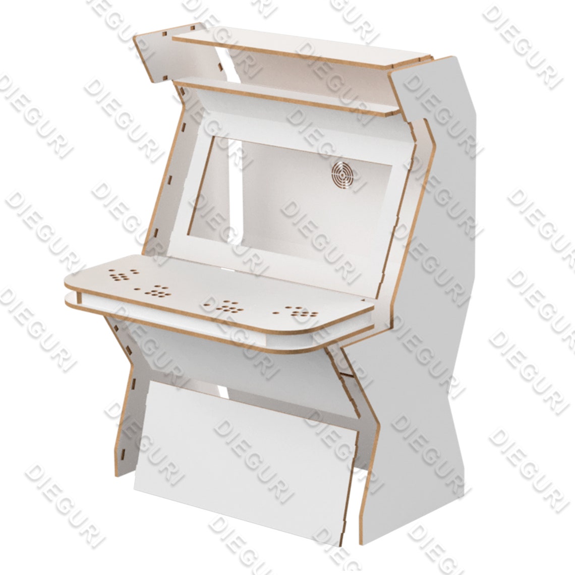 Archivo 3D Arcade Fliperama "Extreme X" 4 Jugadores - Router Cnc, DXF ...