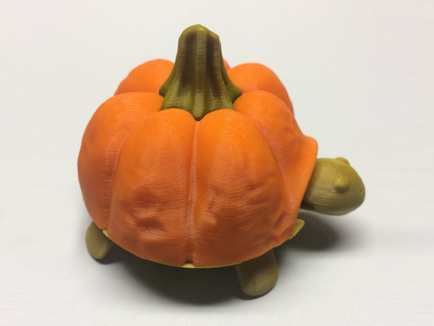 Free STL file Pumkin top for Squishy Turtle 🔝 ・3D print model to ...
