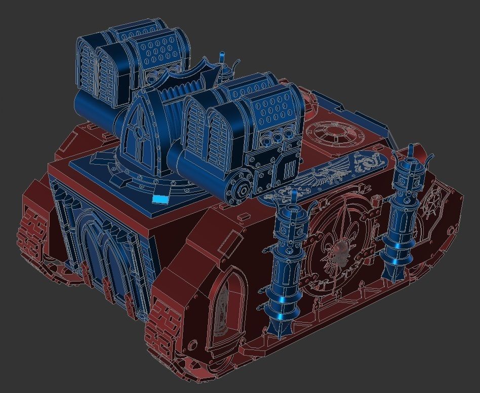 🎲 High Detail Sisters of Battle Sororitas Repressor Immolator and ...