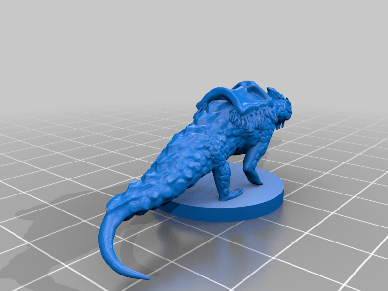 Free STL file Kobold Bard on Guard Drake for 28mm tabletop Roleplay 💂 ...