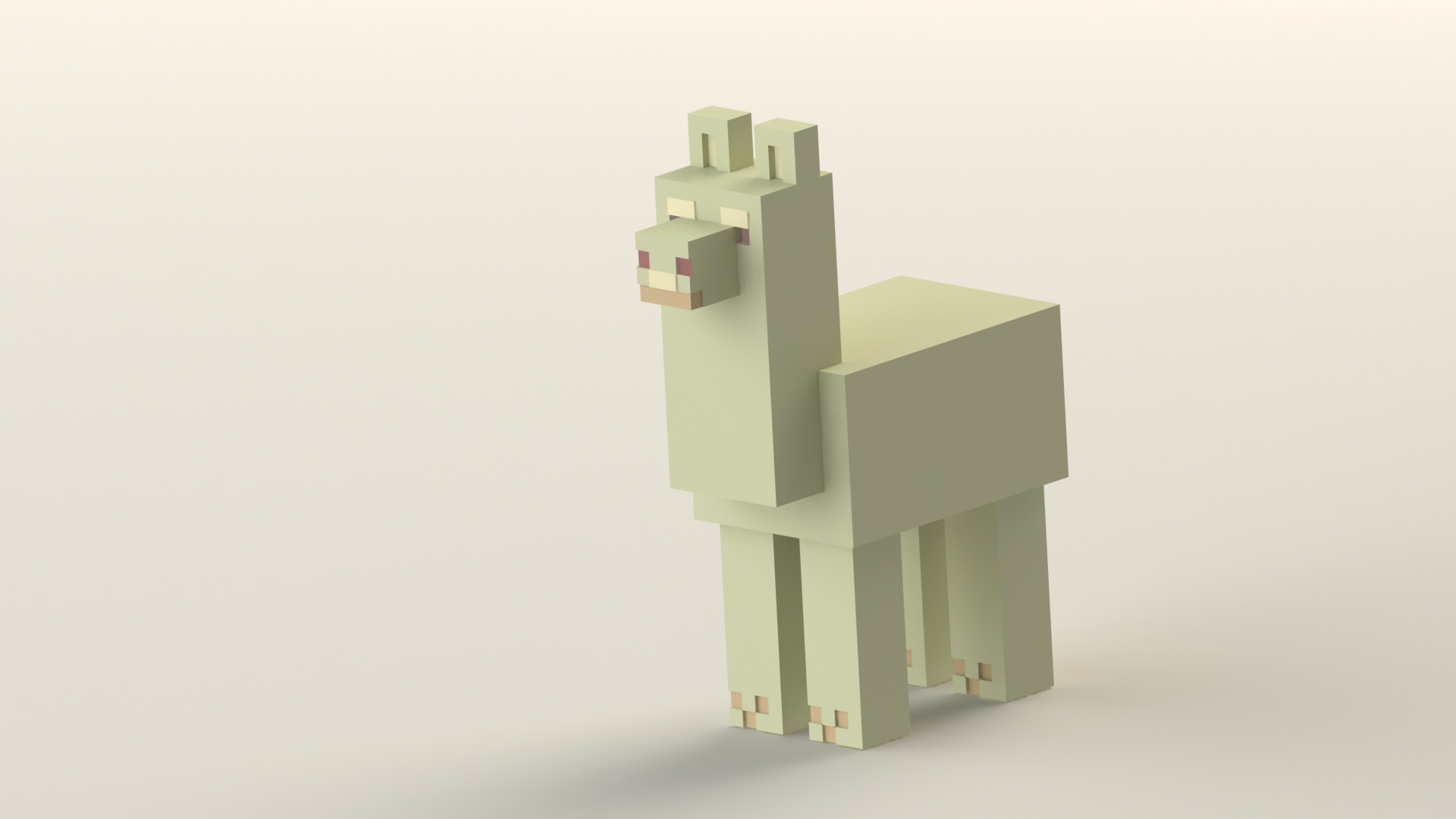 🦙 Llama MInecraft - Keychain・ STL File for ・Cults