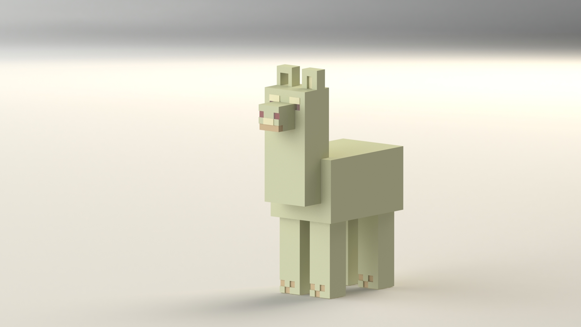 🦙 Llama MInecraft - Keychain・ STL File for ・Cults