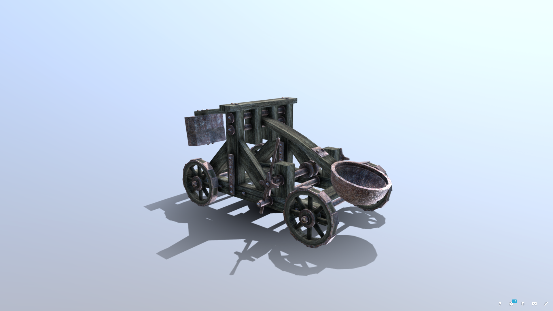 STL file Medieval Catapult 🏠 (OBJ)・3D printing idea to download・Cults