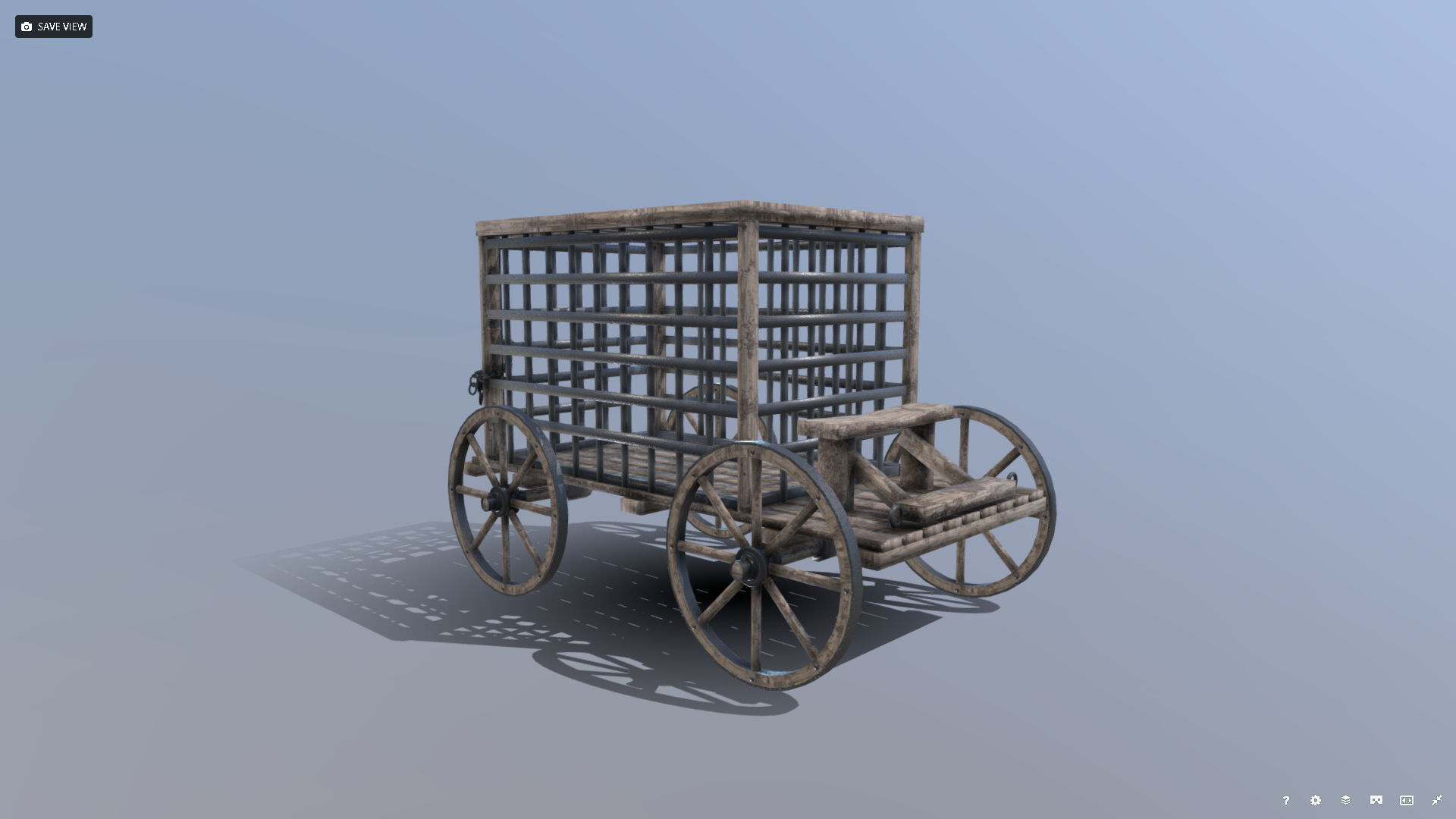 STL file Prison Wagon 🏠・Model to download and 3D print・Cults