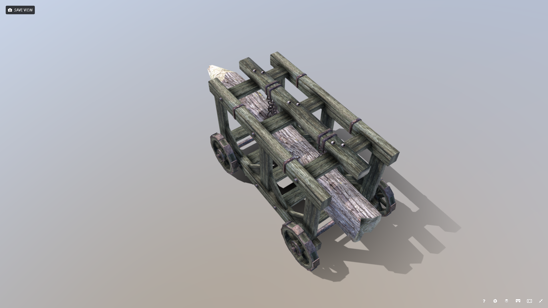 STL-Datei Battering Ram 🐏 (OBJ)・Design für 3D-Drucker zum herunterladen ...