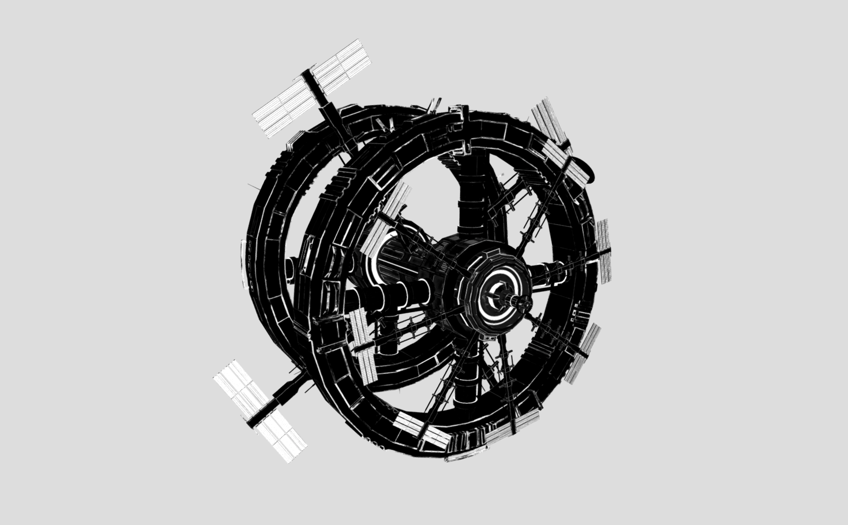 STL file Space Station 🛰 (OBJ)・3D print design to download・Cults