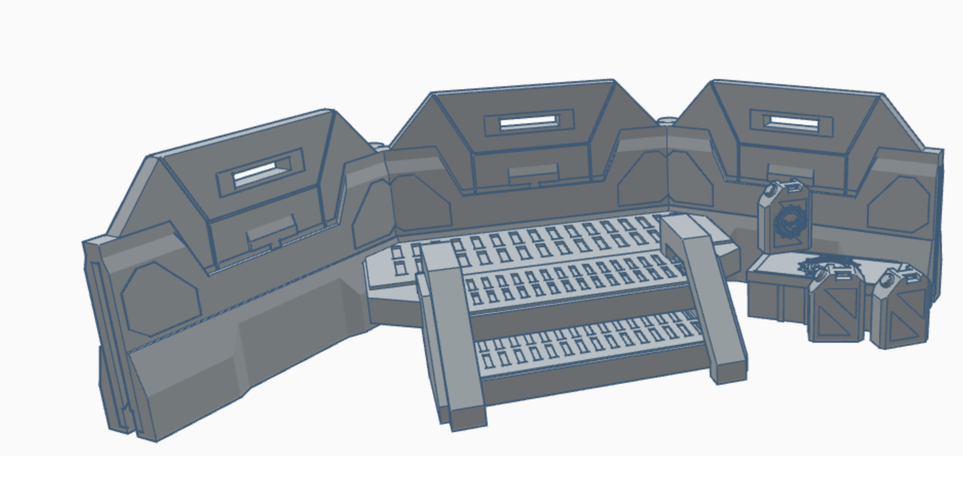 STL file Ultimate Bulwark and Barrier Set for games like WH4tk, KiII ...