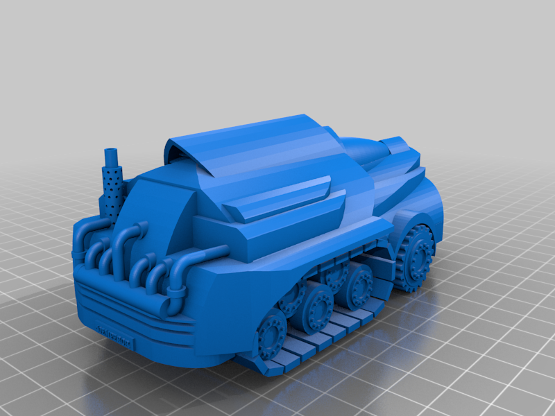 ⚔ Civilian vehicle for Warhammer 40k - SciFi Car・Free STL File for ・Cults