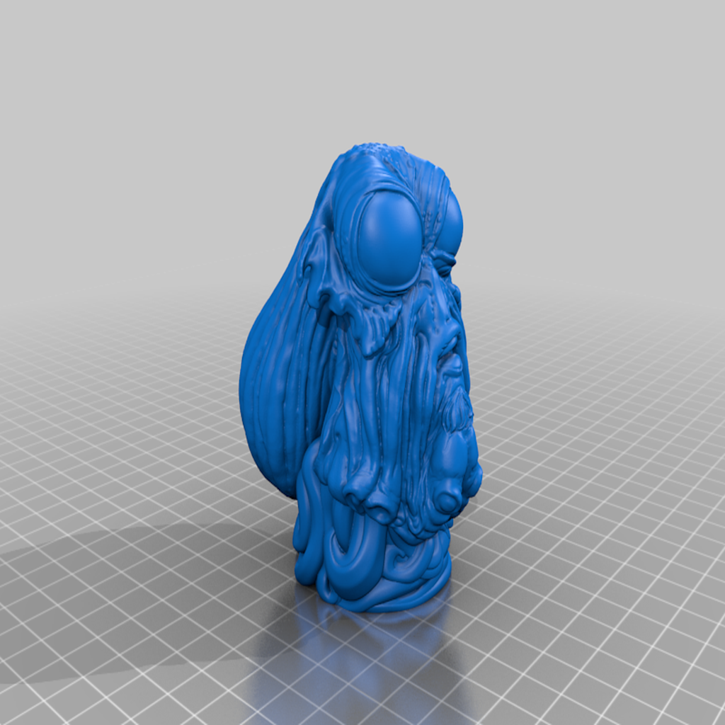 👹 Chibi Cthulhu Totem Statue・Free 3D File for ・Cults